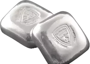 Buy Harrington Silver Bullion Cast Bar Button 1oz - Bullion Store