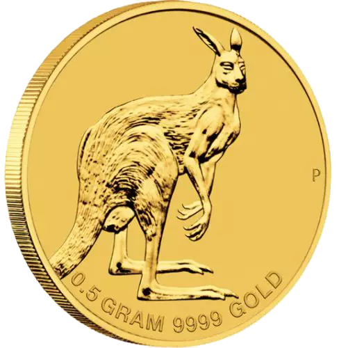 Perth Mint Mini kangaroo 2013 0.5g Gold Coin