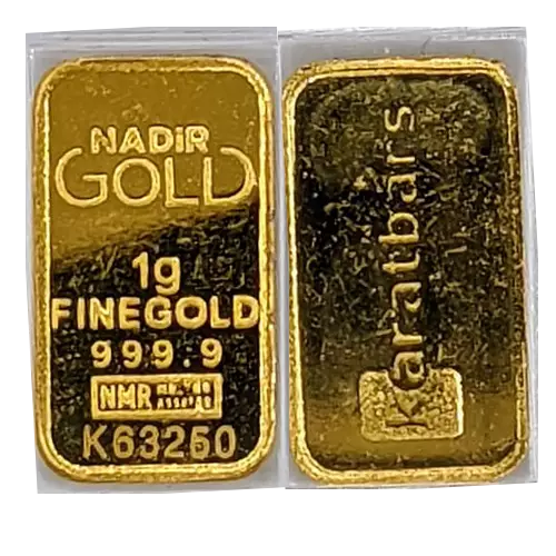 Gold Karatbar 1 gram in capsule