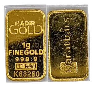 ABC Bullion Minted Tablet Gold Bar 1 gram