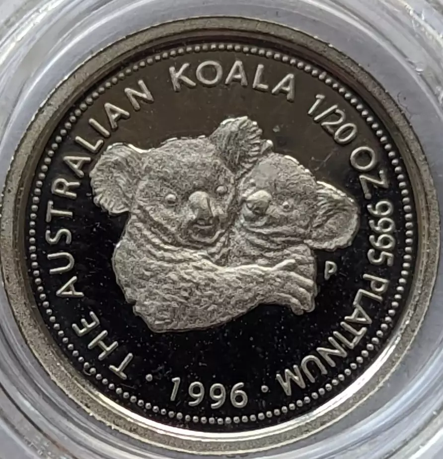 Perth Mint Platinum Koala 1/20 oz 1996