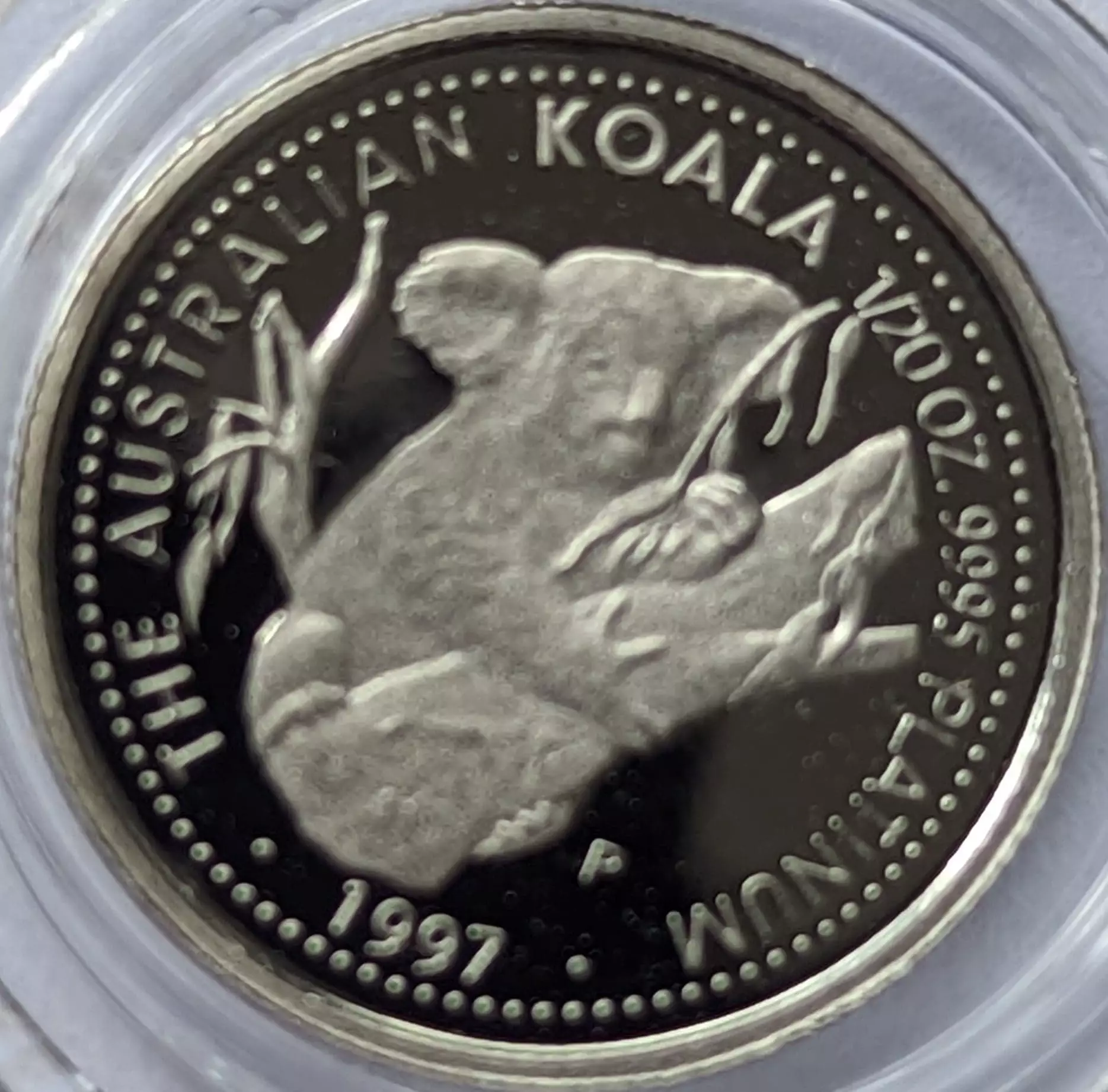 Perth Mint Platinum Koala 1/20 oz 1997