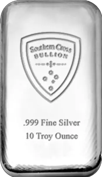 Buy southern Cross Bullion Bar 10oz Silver Bar | Bullion Store