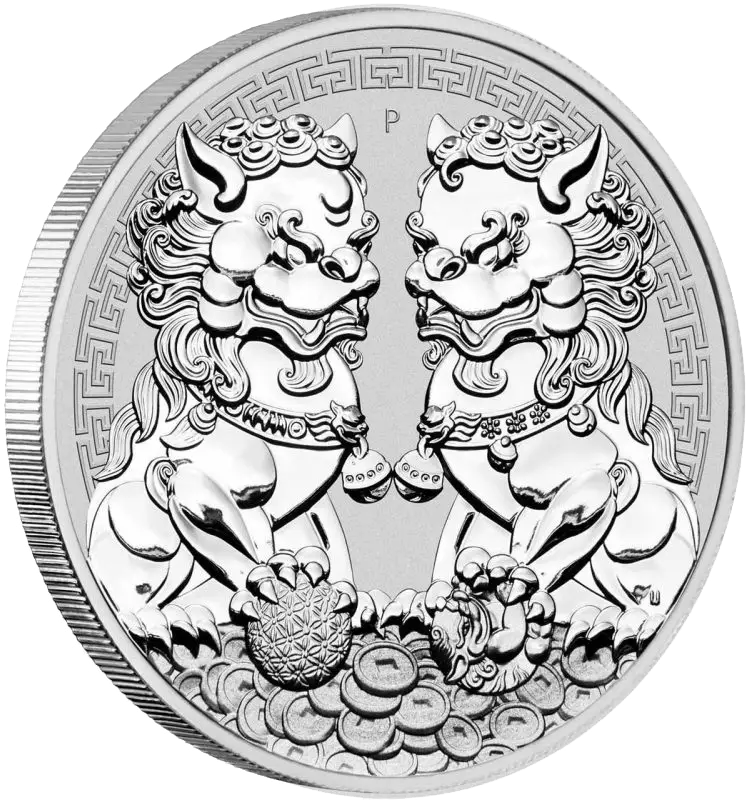 Perth Mint Australian Double Pixiu Silver Coin 1 oz 2020