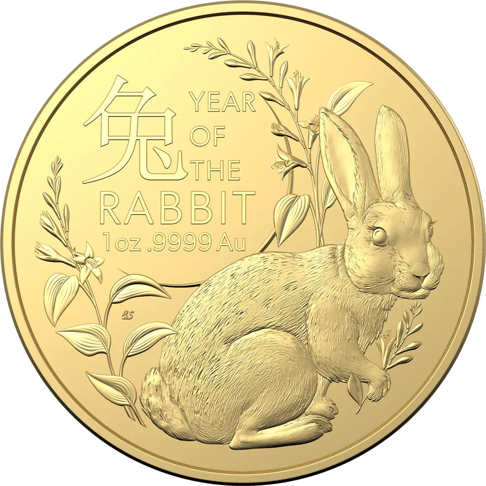 RAM Lunar Rabbit 1oz Gold Coin 2023