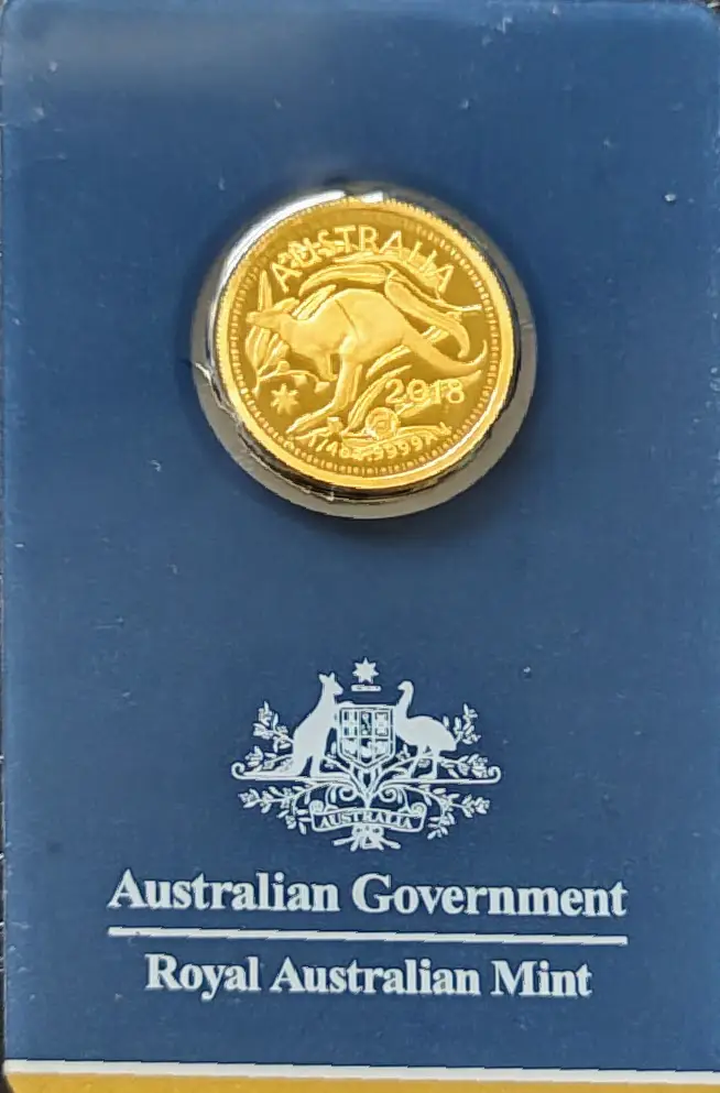 Buy Royal Australian Mint Gold 2018 Kangaroo 1/4 oz