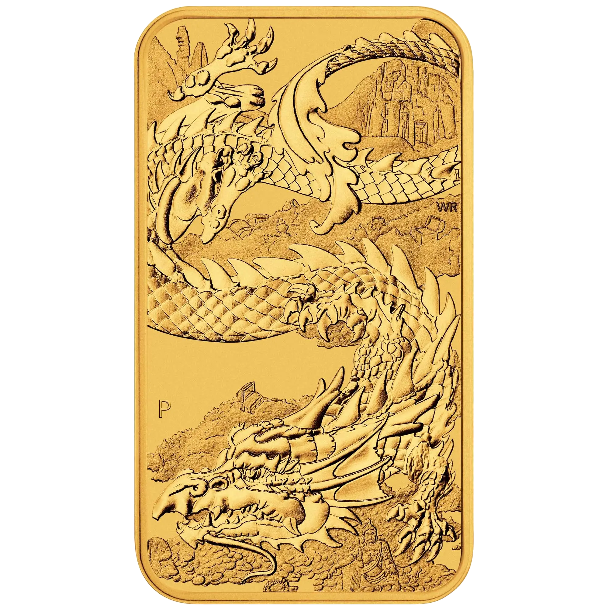 Rectangular Dragon 1oz Gold Coin 2023